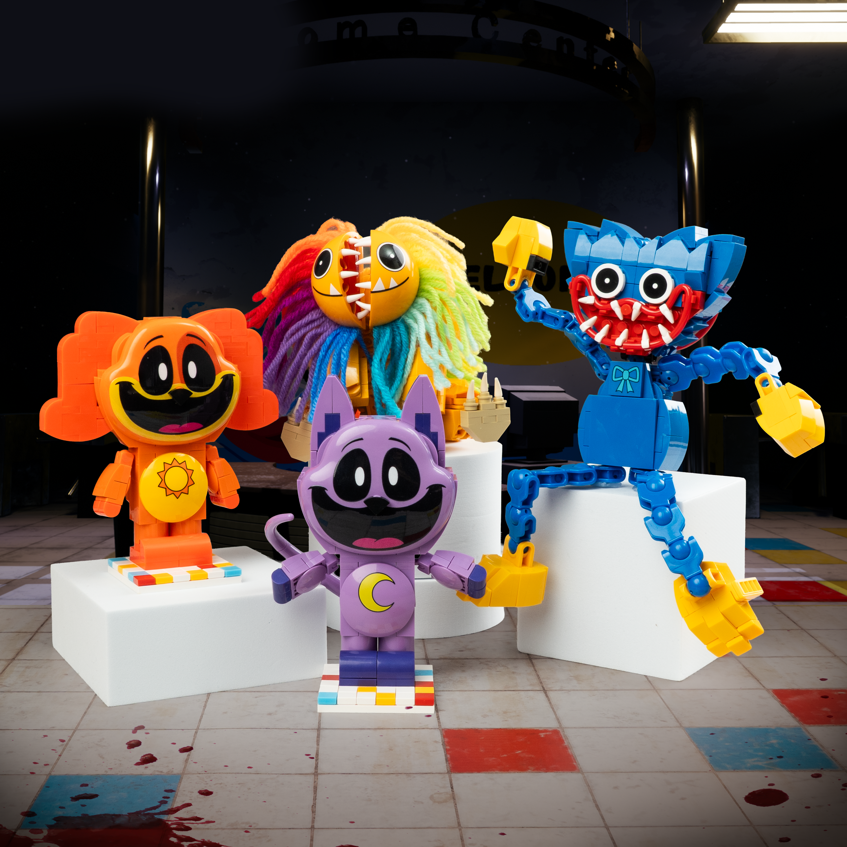 Brickcraft x Poppy Playtime – Spooky Brick Building Sets