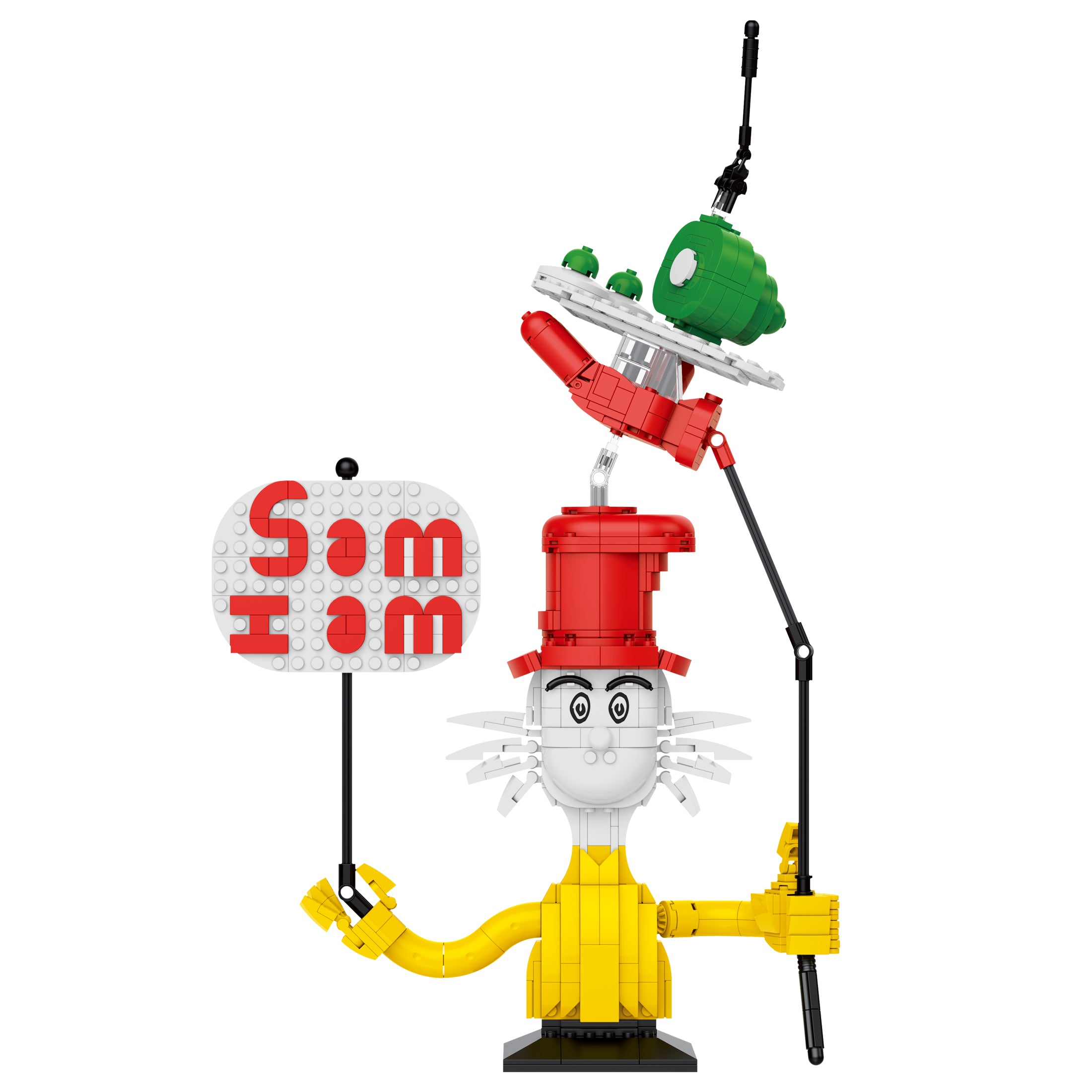 Brickcraft x Dr. Seuss Sam I Am Brick Building Set – 637 Piece Kit