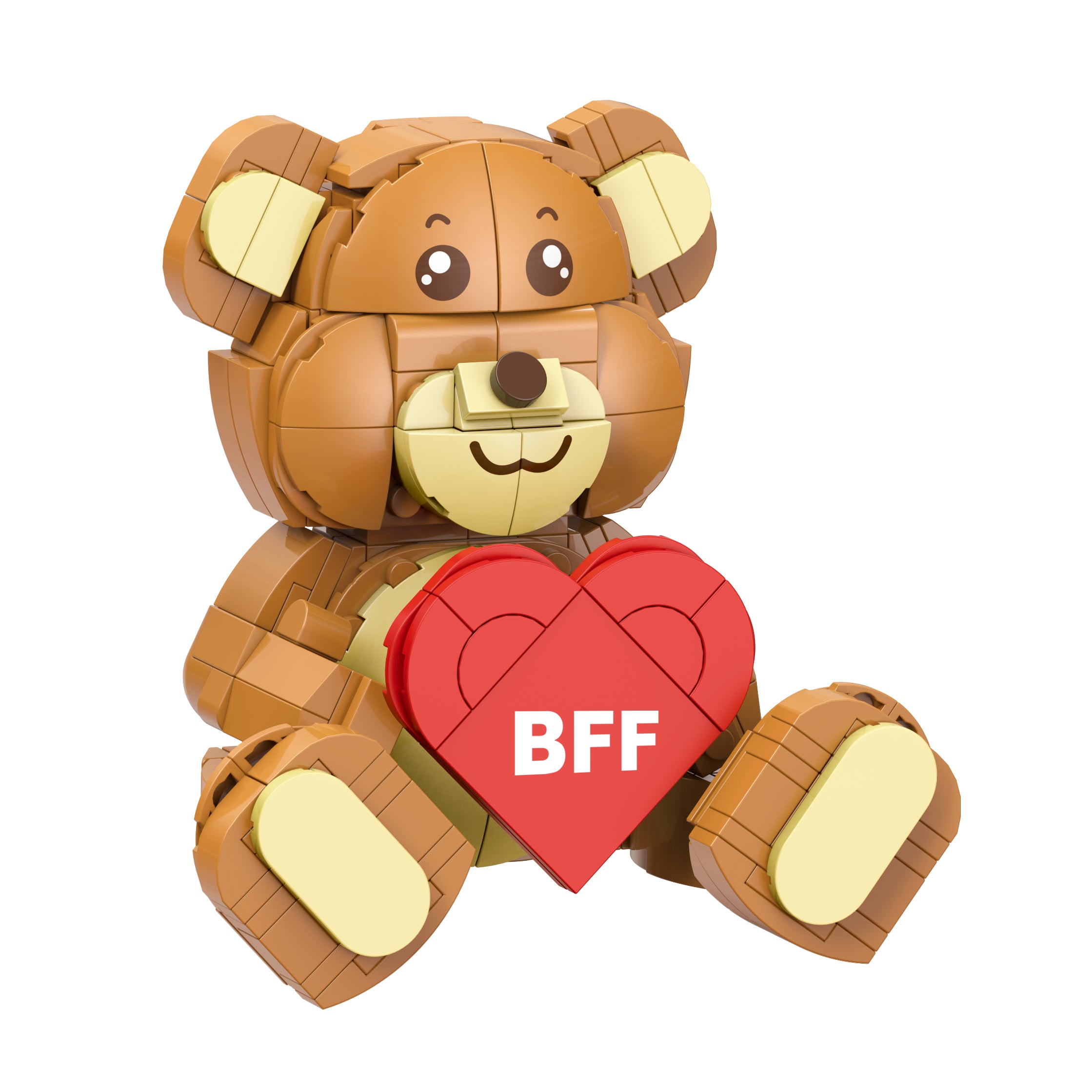 Brickcraft Bricky Bear Brick Building Set – 354 Piece Kit