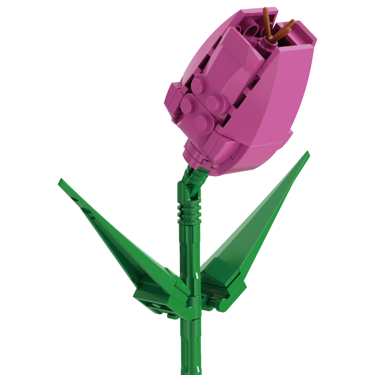 Brickcraft Tulip Brick Building Set – 71 Piece Kit